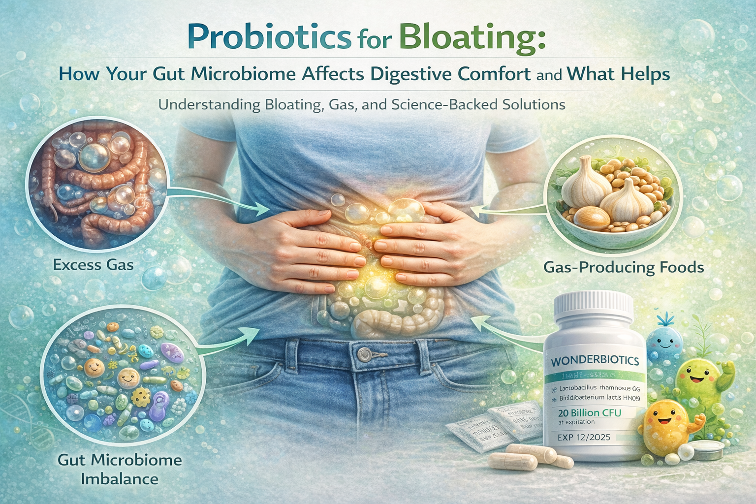 Probiotics for Bloating: How Your Gut Microbiome Affects Digestive Com ...